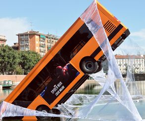 Sony Celebrates Launch of Spider-Man PS4 by Binning Bus in Italian Lake ...