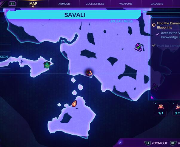 Ratchet & Clank: Rift Apart: Savali (Urfdah Mesa) - All Collectibles ...