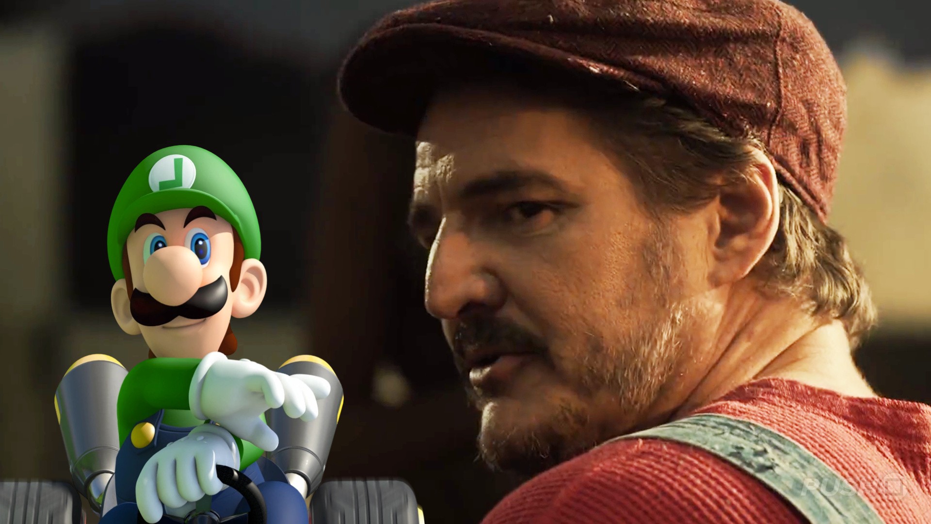 Random: The Last of Us' Pedro Pascal Stars in Gritty Super Mario Kart ...