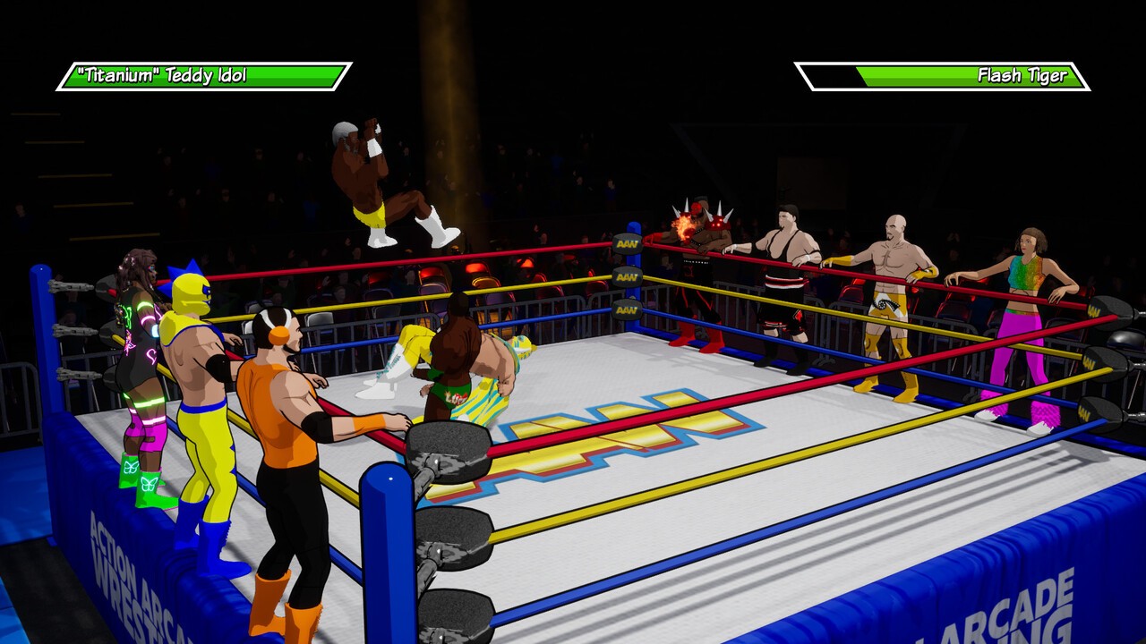 Action Arcade Wrestling Grapples with PS4 from 10th August | Push Square