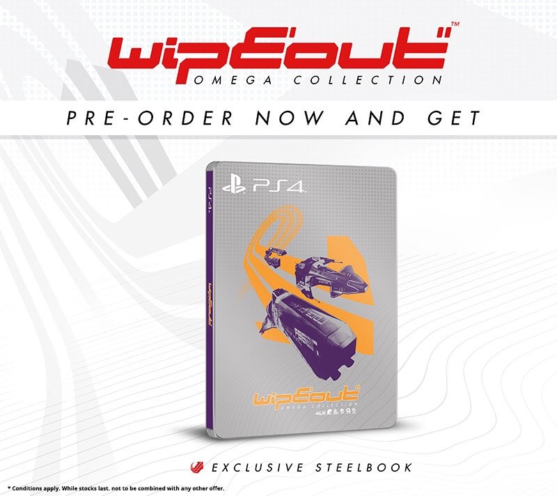 WipEout Omega Collection's Steelbook Pays Homage to PSone | Push Square