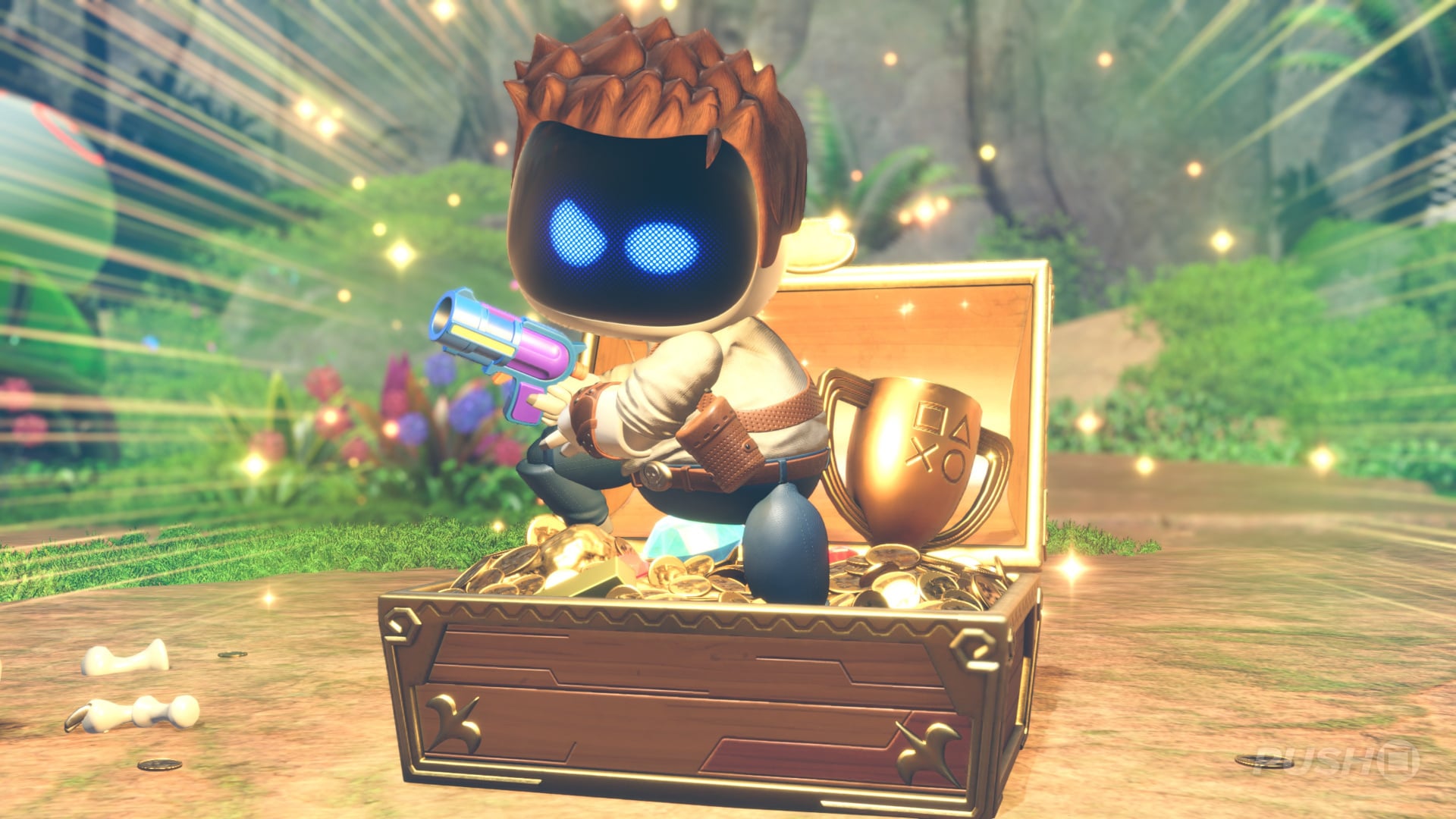 Astro Bot: All Egg Artefacts Locations in Dude Raiding | Push Square