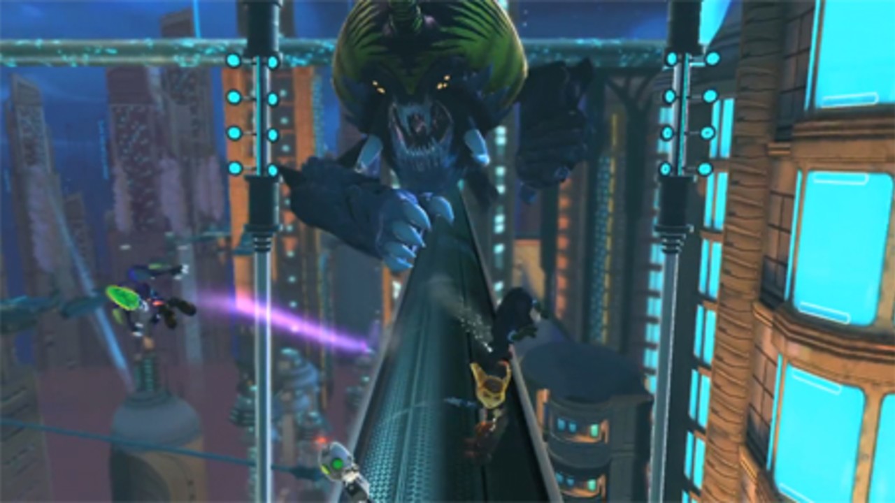 Ratchet & Clank: All 4 One Trailer Shows Off Luminopolis | Push Square