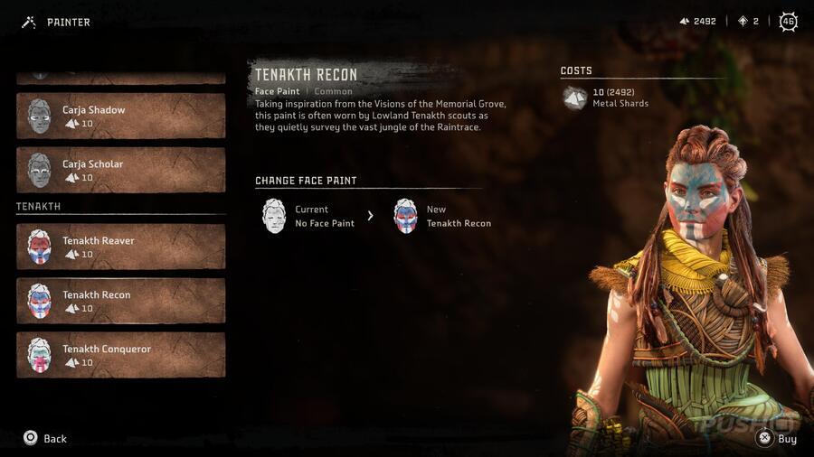 Horizon Forbidden West: All Face Paints and How to Use Them | Push Square