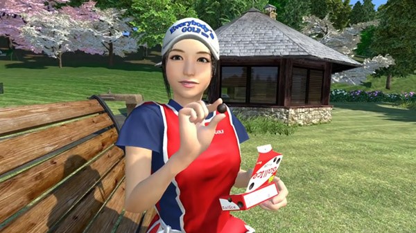 Everybody's Golf VR's Caddies Will Feed You Chocolates | Push Square
