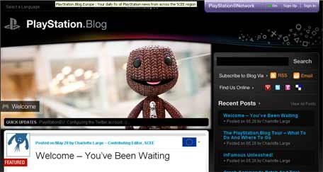 Sony Launch The European Arm Of The Official Playstation Blog | Push Square