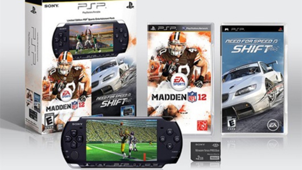Madden NFL 12, Need For Speed: Shift PlayStation Portable Bundles ...