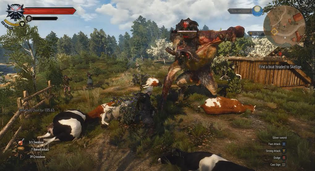 For Your Own Safety Don t Try To Slaughter Cows For Cash In The Witcher 3 On PS4 Push Square for-your-own-safety-don-t-try-to-slaughter-cows-for-cash-in-the-witcher-3-on-ps4-push-square