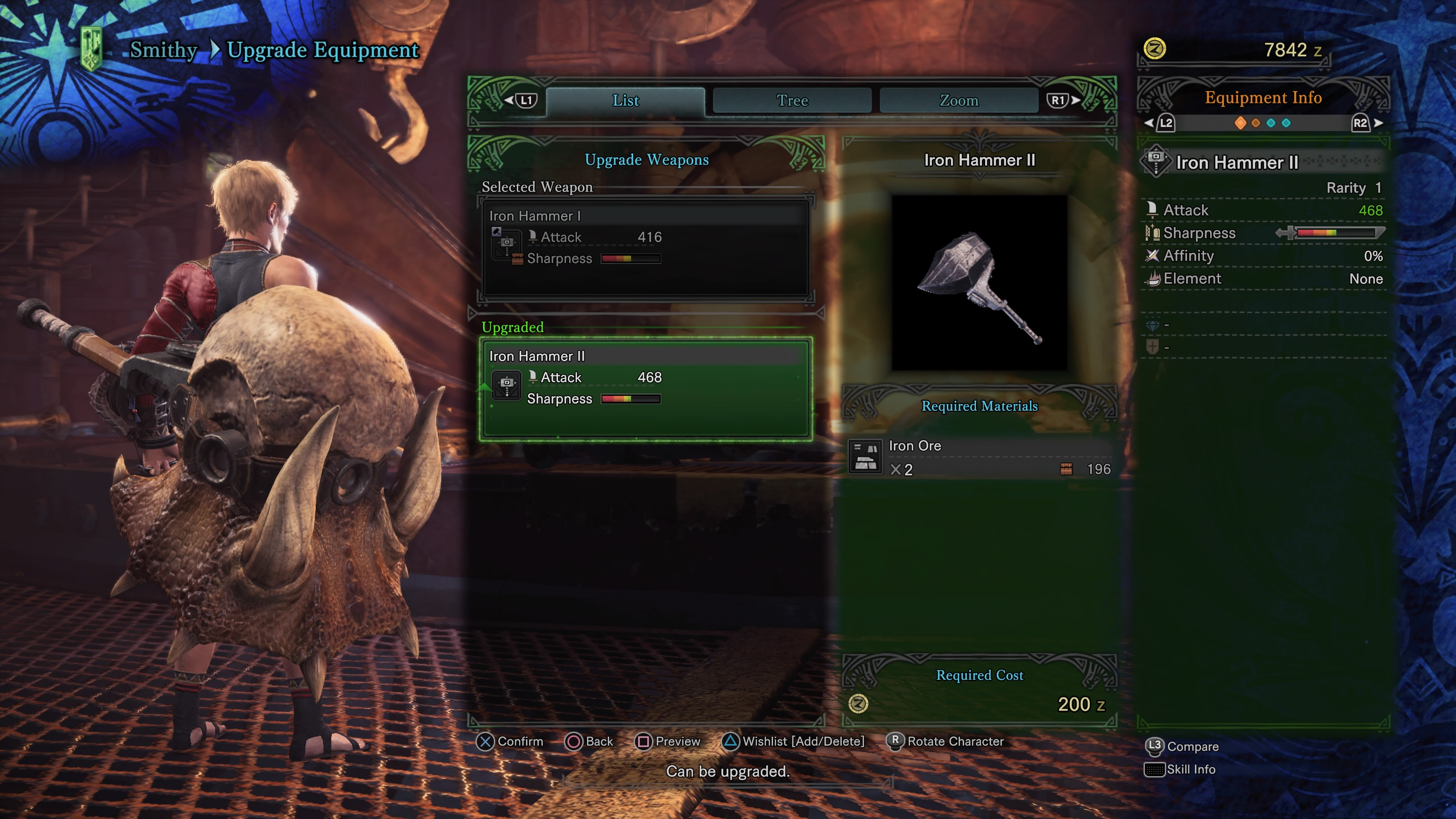 Monster Hunter: World Weapons - All Hammers, Upgrade Trees, and How to ...