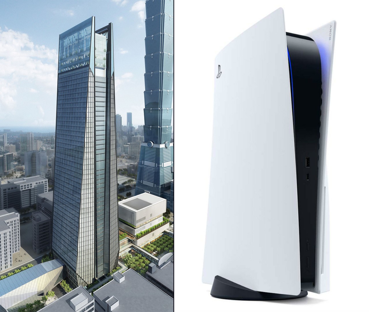 This 48-Storey Building Bears a Striking Resemblance to PS5 | Push Square
