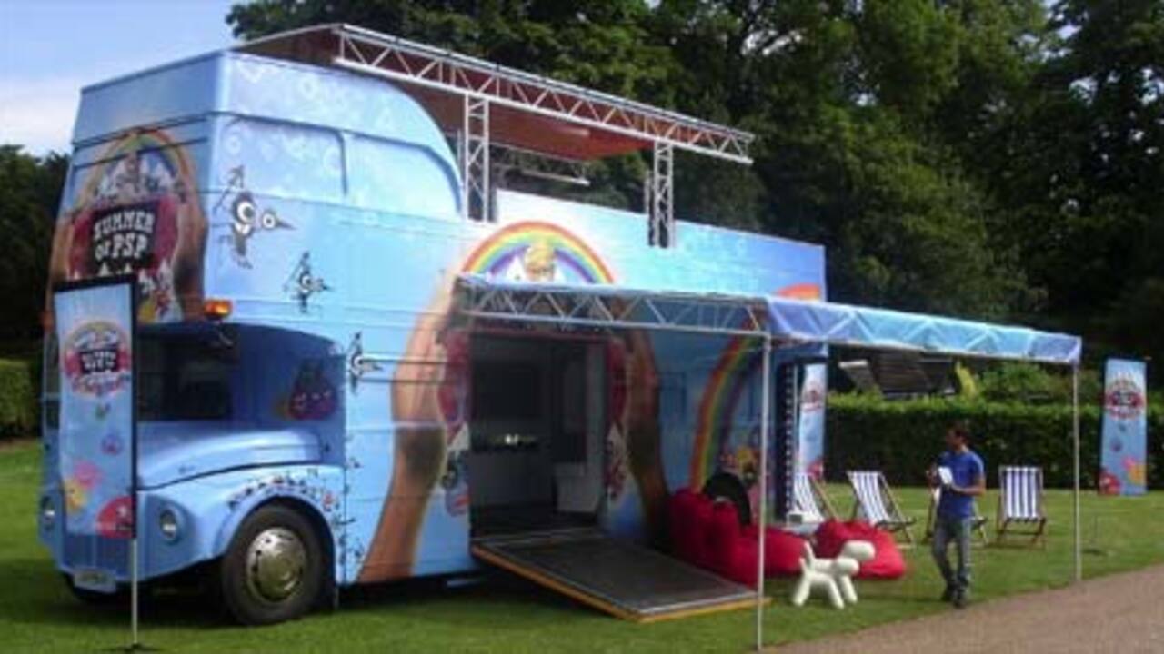 Take A Look At Sony's Playstation Portable Summer Bus | Push Square