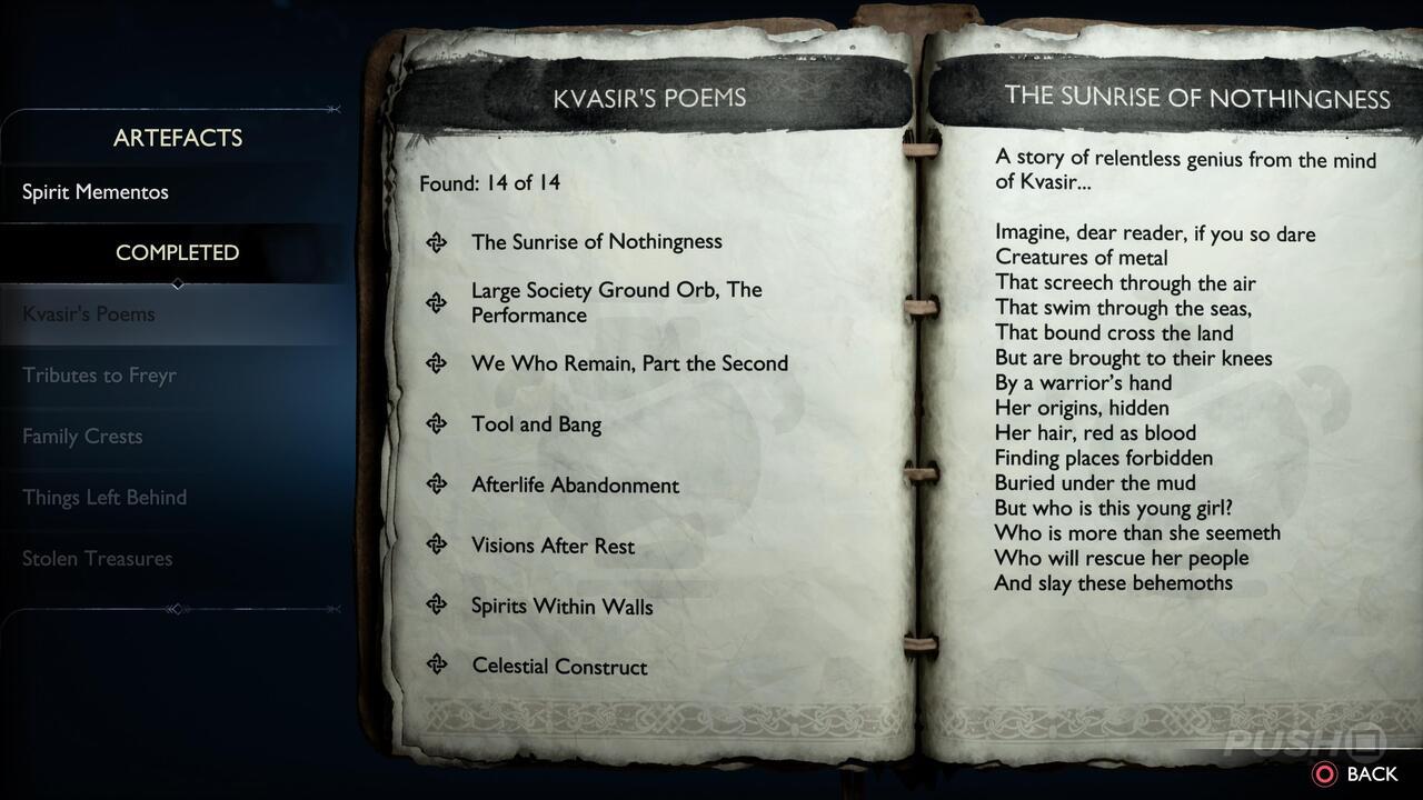 God of War Ragnarok: All Books Locations | Push Square