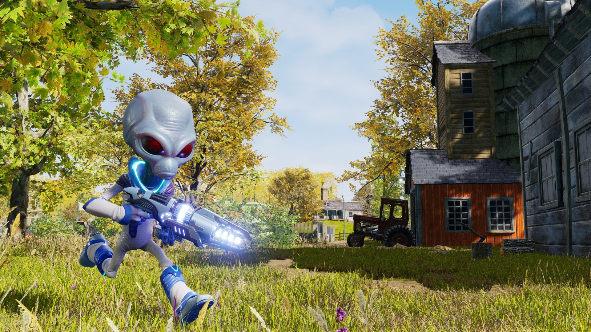 Watch Crypto Combine Powers and Weapons in New Destroy All Humans PS4 ...