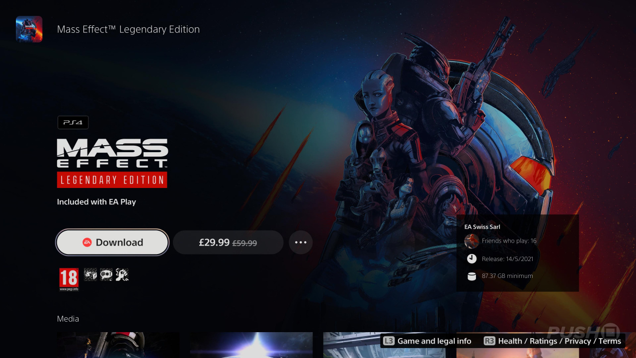 Remaster Trilogy Mass Effect Legendary Edition Now Included with EA ...