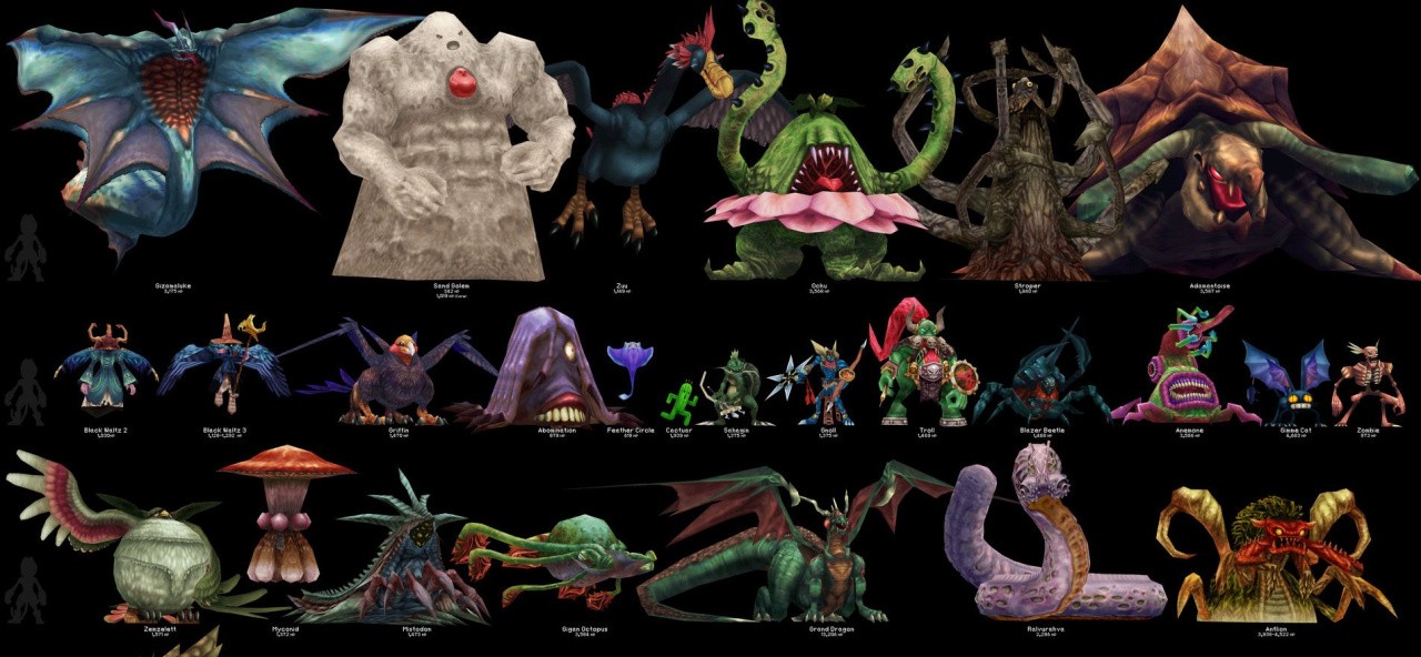 Glorious Final Fantasy 7, 8, 9 Bestiary Galleries Remind Us of Amazing ...