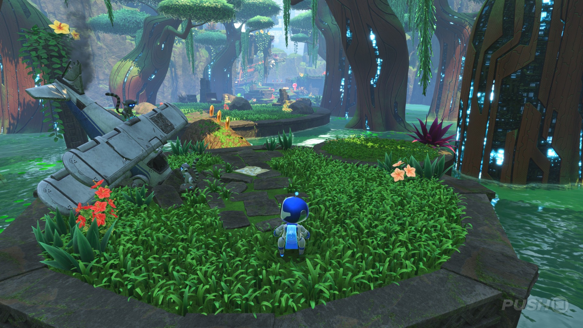 Astro Bot: Dude Raiding - All Collectibles: Bots, Puzzle Pieces | Push ...