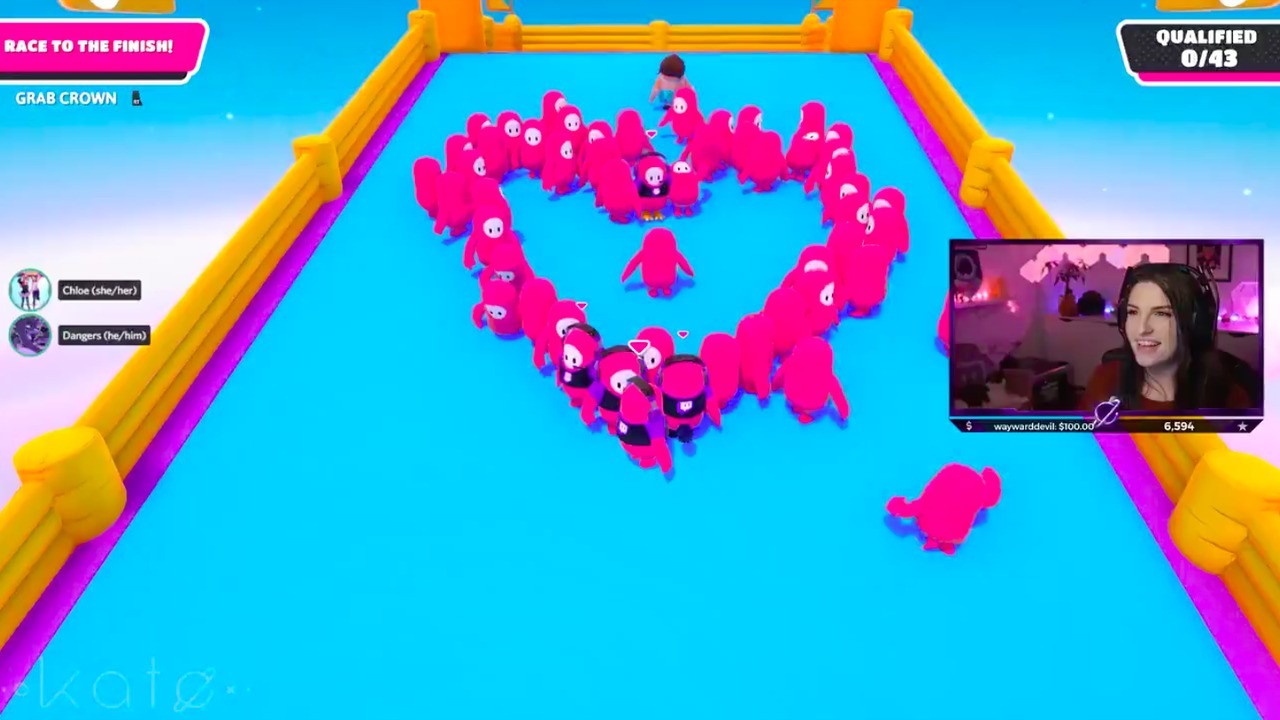 Random: Watch as Fall Guys Players Join Forces to Form Hearts and More ...