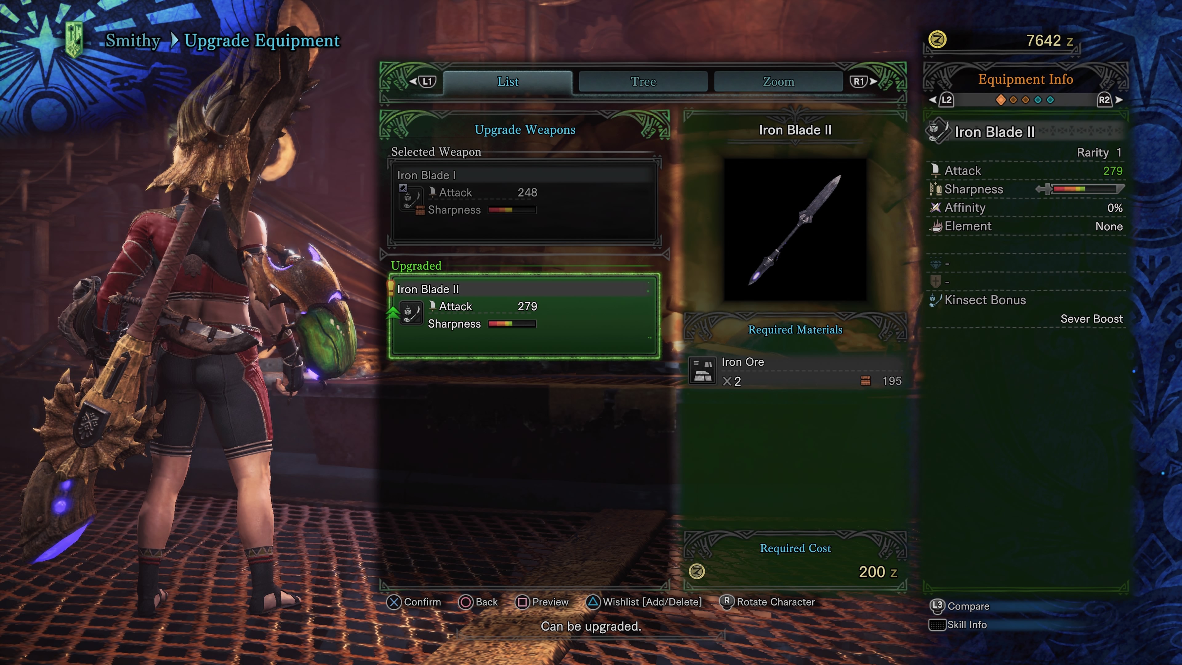 Monster Hunter: World Weapons - All Insect Glaives, Upgrade Trees, and ...