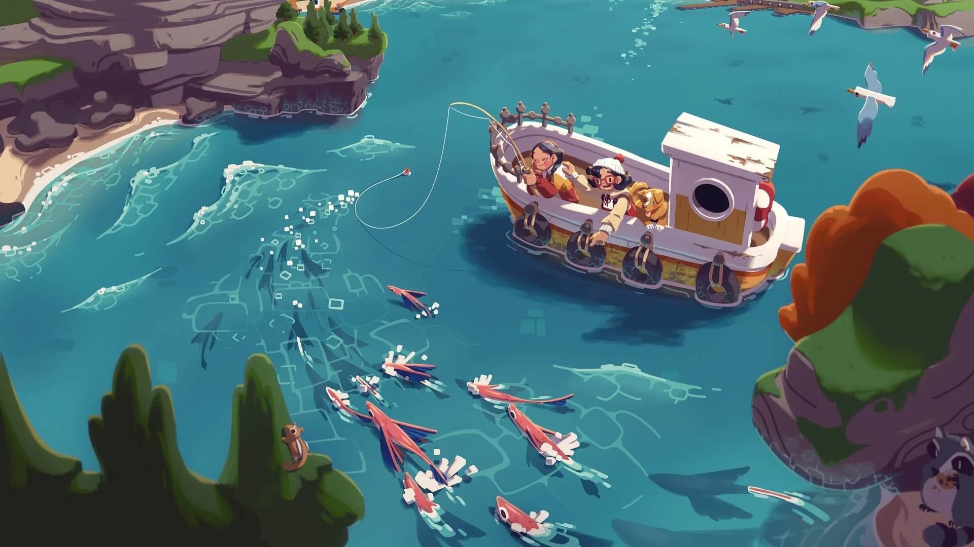 Fishing RPG Moonglow Bay Docks on PS5, PS4 Next Month | Push Square