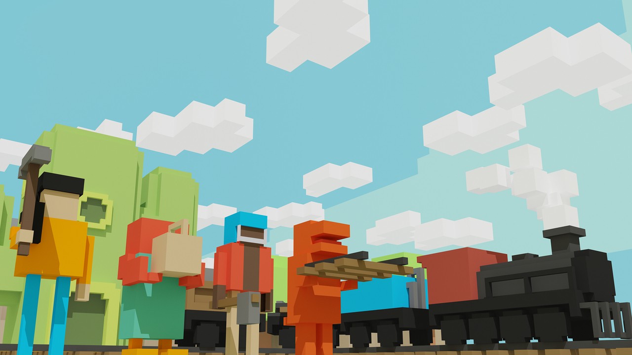 Unrailed Is a Co-Op Train Management Game Arriving on PS4 Next Month ...