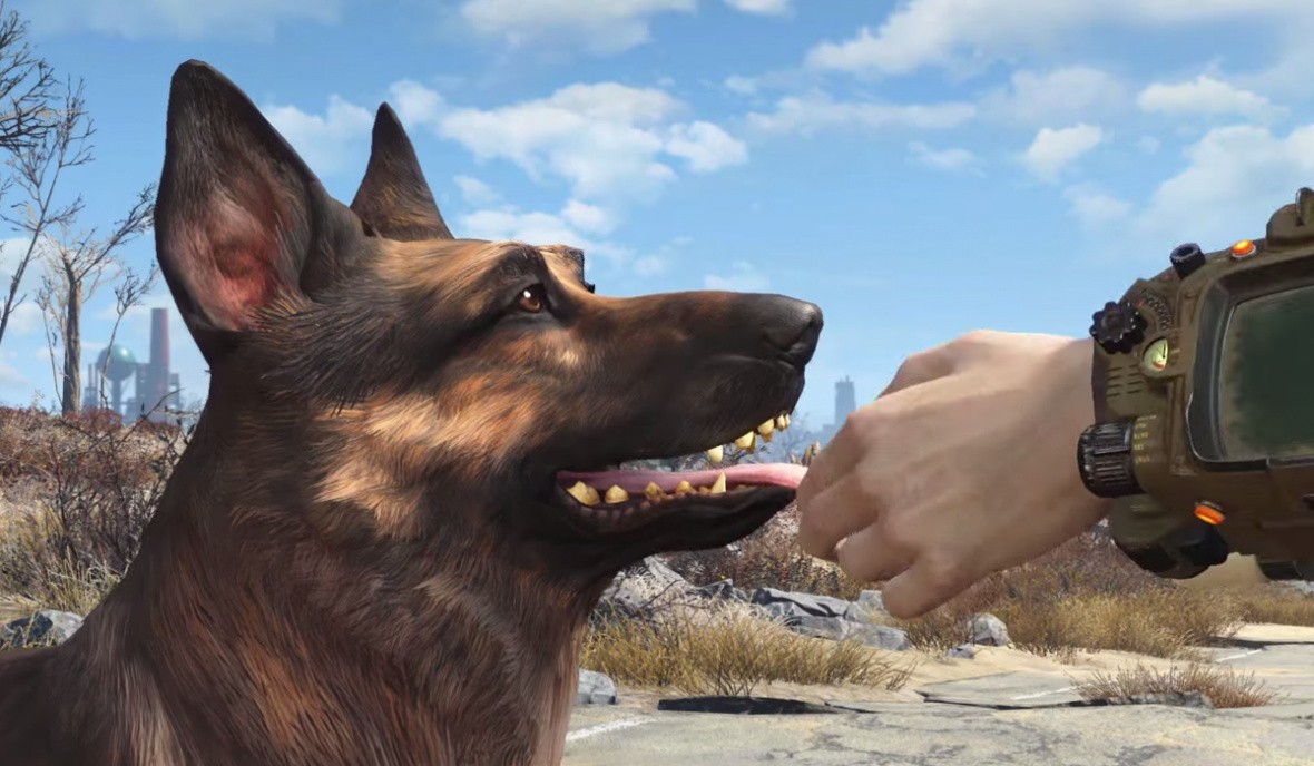 Fallout 4's Canine Companion Is Based on This Very Happy Dog - Push Square