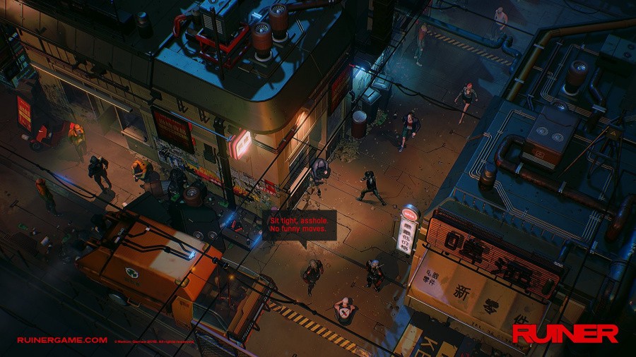 Hands On: Ruiner’s Challenging Cyberpunk World Shines Bright - Push Square